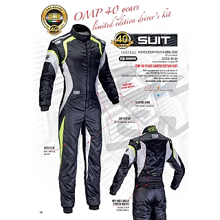 RACING-40 YEARS | מוצרי OMP RACING | PIT-STOP